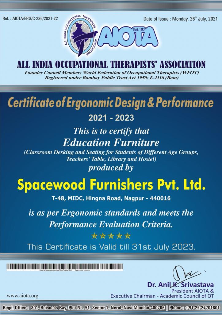 Spacewood-Certificate